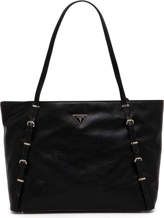 Guess Co sac cabas &agrave; plaque logo - Noir