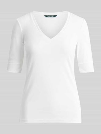Lauren Ralph Lauren Slim Fit T-Shirt aus Baumwoll-Mix Modell JUDY