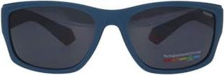 Polaroid Pld 2135/s CLP/C3 TEAL RED Sunglasses Men Acetate, Standard, 65
