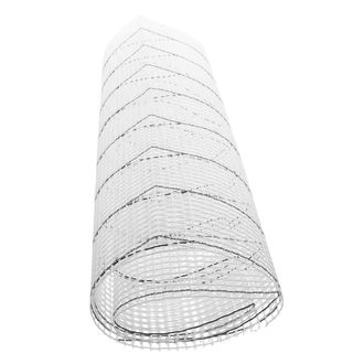 NUOBESTY Leeres Häkelgittertuch Mesh Teppich Haken Häkelteppich Tufting-Trägerstoff Teppich -Strick -Maschentuch Mesh-Leinwand Leinwand Gobelin-Stoff Plastik