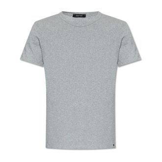 Tom Ford T-Shirt mit Rundhalsausschnitt - - Tops - Herren - Grau - S