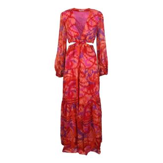 Dondup Femme, Robes, Rouge, Taille: 38 FR Maxi Robe