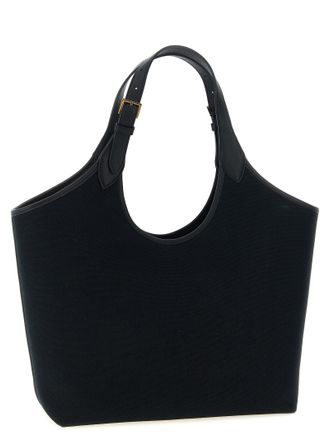 Versace Womens La Medusa Tote Black Cotton