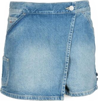 Tommy Jeans Femme, Shorts, Bleu, Taille: W26 Denim Shorts