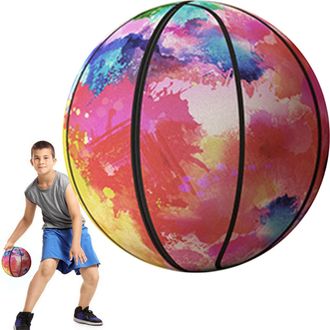 Generic Basketball, der im Innenbereich springt, leiser Basketball mit stummem Rückprall, für Rebound-Training, leise, federt und springt für Teppiche, Hartho