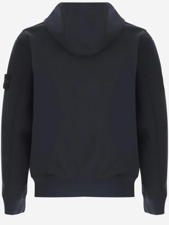 Stone Island Boys Sweatshirt Stretch Nylon Navy Polyester Jacket