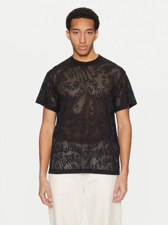 Versace Jeans Couture T-Shirt 78GAH6R0 Schwarz Regular Fit