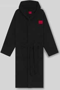 HUGO BOSS Loose Fit Morgenmantel aus reiner Baumwolle Modell TERRY GOWN HOODED