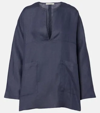 Asceno Top oversize en lin