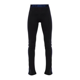 Off-white Femme, Pantalons, Noir, Taille: 40 FR Pantalon &Eacute;vas&eacute;