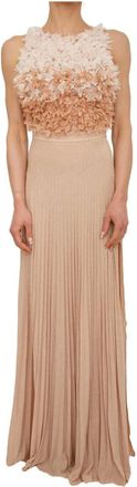 Elisabetta Franchi Femme, Robes, Rose, Taille: 44 FR Long Dress