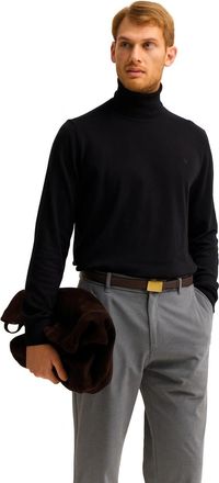 Bugatti Herren Rollkragenpullover 7700-85510D Regular Fit Baumwolle Basic Essentials