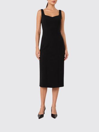 Max Mara Schulterfreies Cady-Midikleid mit eckigem Ausschnitt