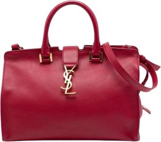 Saint Laurent Pre-owned Downtown Cabas - Femme - Pre-owned - Rouge - Taille: ONE Size