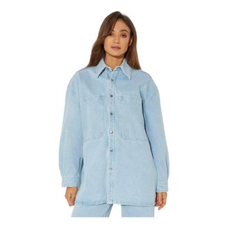 Nanushka Hellblaues Hemd mit franz&ouml;sischem Kragen - - Blouses & Shirts - Damen - Blau - S