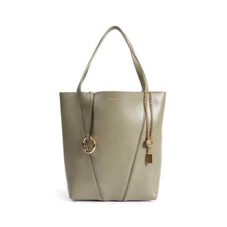 Chlo&eacute; Spin Leather Shoulder Bag