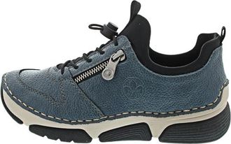 Rieker Chaussures Basses pour Femme 45951, Bleu, 40 EU