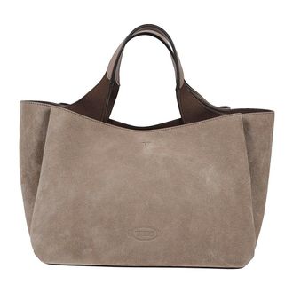 Tod's Femme, Sacs, Gris, Taille: ONE Size Mini Sac &agrave; 2 anses Apa