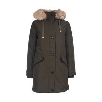 Ralph Lauren Parka mit Kapuze - - Coats - Damen - Gr&uuml;n - S