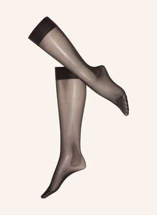 Wolford Fein-Kniestr&uuml;mpfe Satin Touch schwarz
