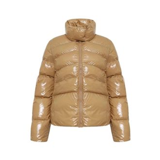 Pinko Zip-Up Pufferjacke - - Jackets - Damen - Beige - L