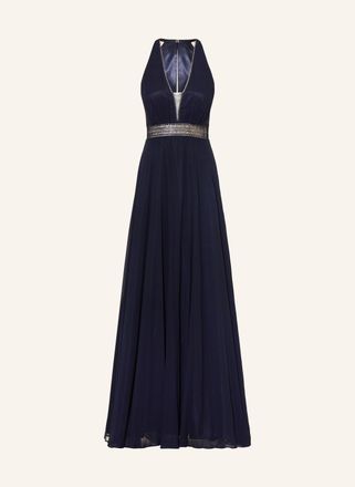 Vera Mont Vm Vera Mont Abendkleid Mit Spitze blau