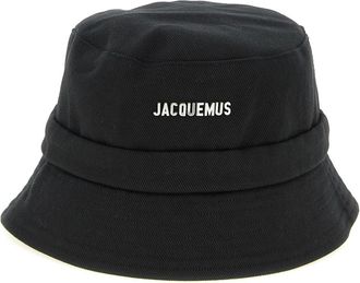 Jacquemus Homme, Accessoires, Noir, Taille: 60 CM Le Bob Gadjo Bucket Hat