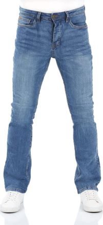 Riverso Jeans Herren Stretch Bootcut RIVFalko Jeanshose Hose Denim Blau w33, Farbe:Middle Blue Denim (M236), Größe:33W / 32L