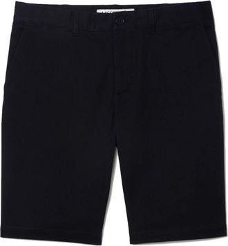 Lacoste Homme, Shorts, Bleu, Taille: 2XS Short Chino Slim Fit en Coton Stretch
