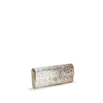 Jimmy Choo London Womens Gold Plexiglass Clutch