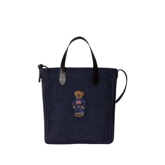 Polo Ralph Lauren Sac cabas Polo Bear en daim textur&eacute;