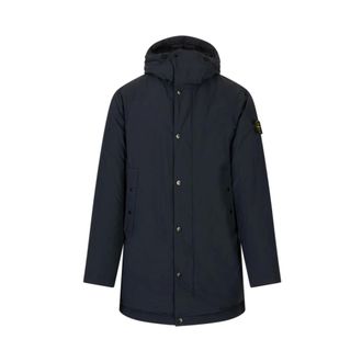 Stone Island Homme, Manteaux, Bleu, Taille: S Parkas