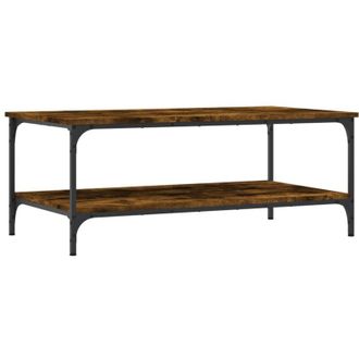 vidaXL Couchtisch R&auml;uchereiche 100x55x40 cm Holzwerkstoff Vidaxl