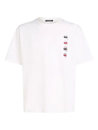 Karl Lagerfeld t-shirt à imprimé graphique - Blanc