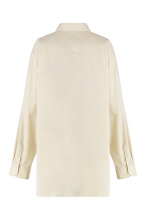 Vivienne Westwood Womens Oversized Cotton Shirt Panna