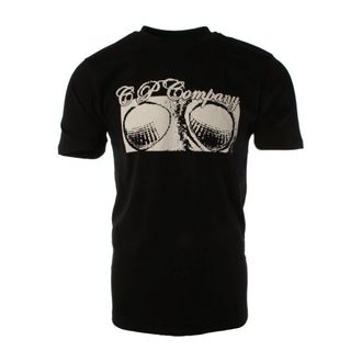 C.P. Company Schwarzes Baumwoll Herren T-shirt - - Tops - Herren - Schwarzk - S