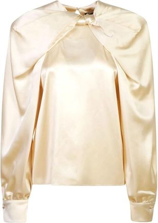 Max Mara Stilvolle Bluse f&uuml;r Frauen - - Blouses & Shirts - Damen - Beige - 3XS