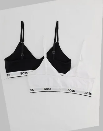 HUGO BOSS Triangle Cup Tank Top - Black