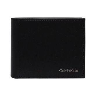 Calvin Klein Homme, Accessoires, Noir, Taille: ONE Size Portefeuille noir avec poches int&eacute;rieures