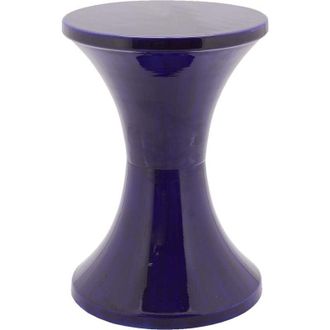 Bazar Deluxe Bazardeluxe - Tabouret en m&eacute;tal &eacute;maill&eacute; Tam Tam