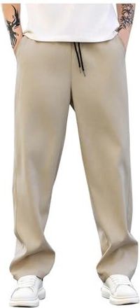 Generic Pantalon de jogging pour homme - Pantalon de loisirs baggy - Taille &eacute;lastique - Pantalon de sport avec cordon de serrage - L&eacute;ger - S&eacute;chage rapide - Pa