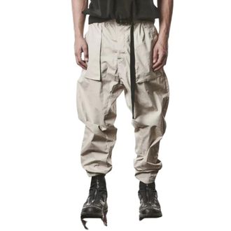 Thom Krom Homme, Sport, Beige, Taille: M Pantalon &Eacute;lastique &agrave; Fourche Basse