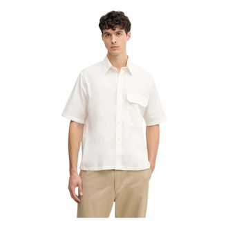 A|X Armani Exchange Hemd mit kurzen &Auml;rmeln und Brusttasche - - Shirts - Herren - Beige - M
