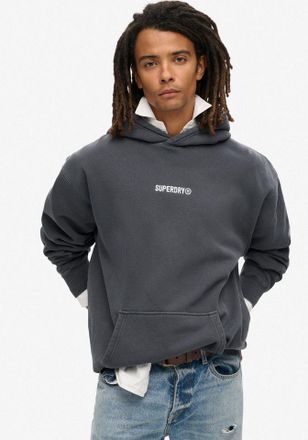 Superdry Kapuzensweatshirt MICRO LOGO GRAPHIC LOOSE HOOD