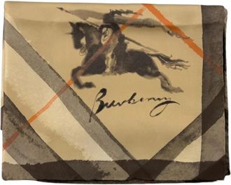 Burberry unisex, Accessoires, Beige, Taille: ONE Size SS Watercolour Oblong