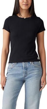 Levi's Femme T-Shirt Maille Pointelle Dry Goods Anthracite Night Blacks S