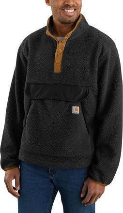 Carhartt Work in Progress Herren Fleecepullover Relaxed Fit Fleece, Farbe: Schwarz, Gr&ouml;&szlig;e: L