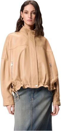 Pinko Pinko, Femme, Vestes, Beige, Taille: 36 FR Bailee Blouson