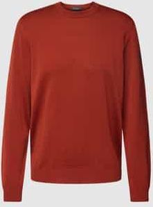 Maerz Strickpullover mit gerippten Abschl&uuml;ssen