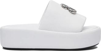 Balenciaga Sandalen - Rise 55 Mm Slides - Gr. 41 (EU) - in Wei&szlig; - f&uuml;r Damen